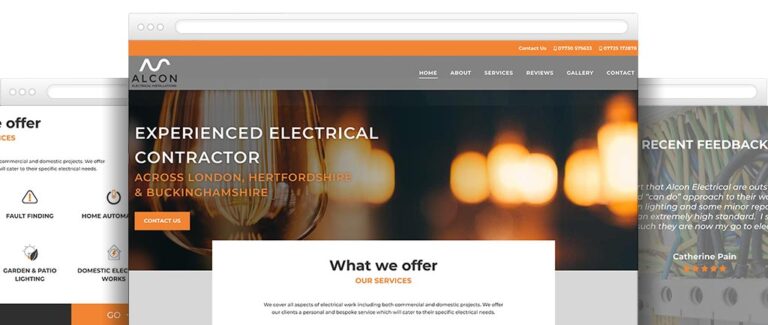 Proven Electrical Contractor Website Design | Wingnut Websites